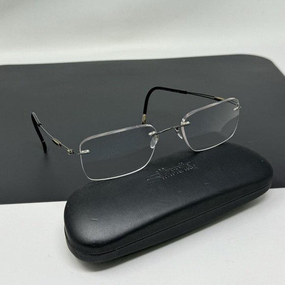 Ray-Ban | Accessories | Silhouette 5222 6 606 5227 Grey Mens Rectangle ...